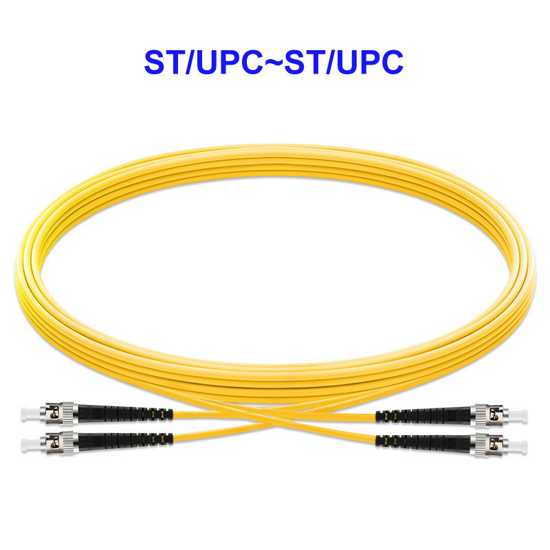 2 Core Single Mode Fibre Optic Cable OS2 ST UPC ST UPC Pigtail