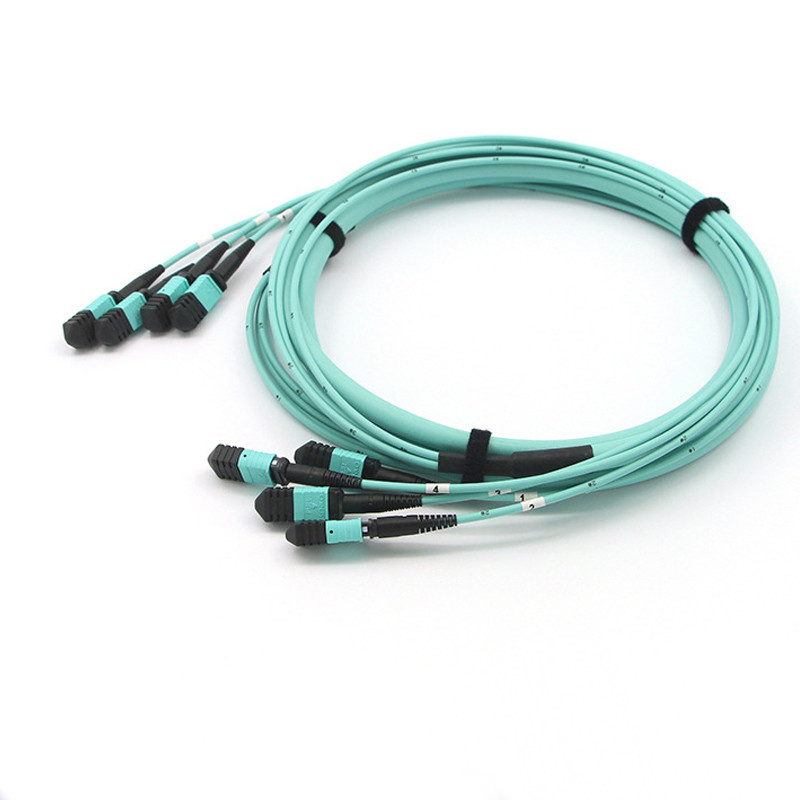 48 Core Multimode OM3 MPO MTP Cable 2 Meters 850nm PC